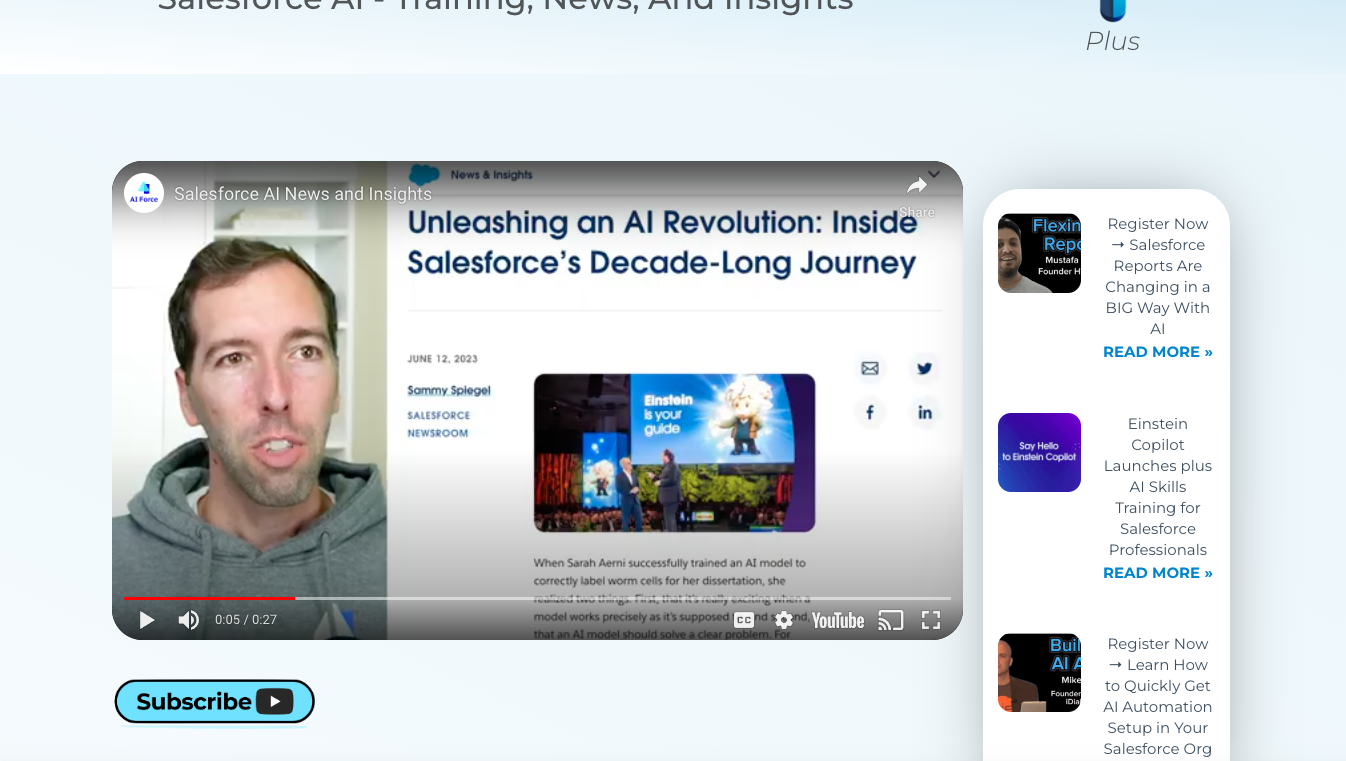 AI Force Plus - Catch Live or Recorded Sessions